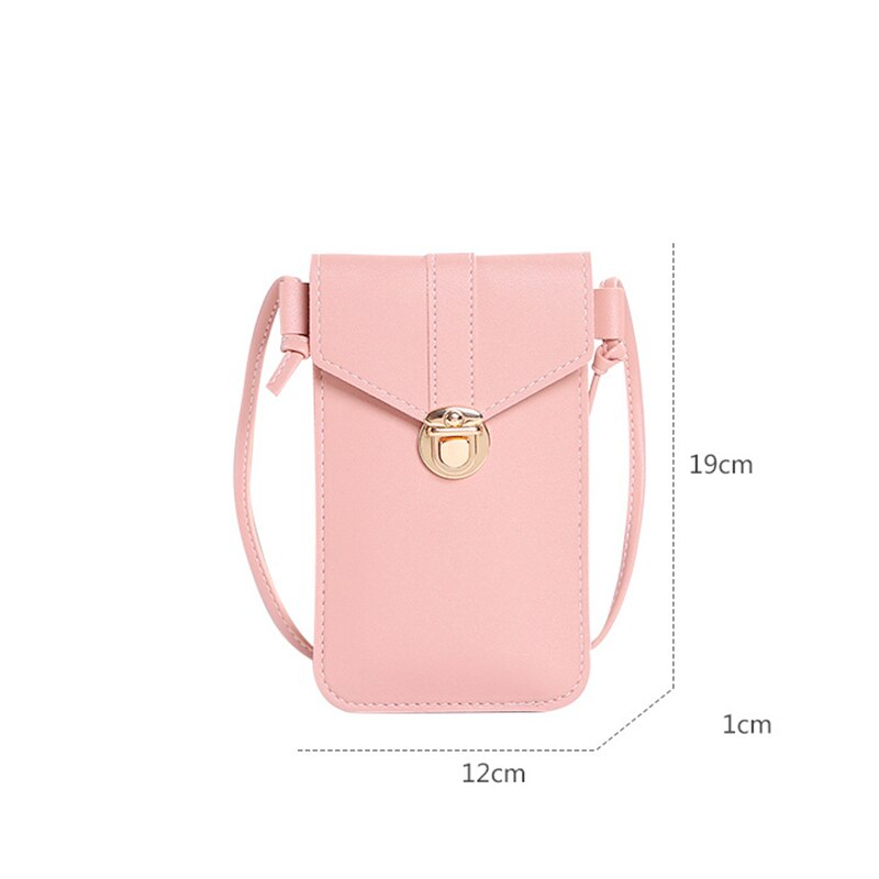 Poseta de dimensiuni mici cu touchscreen, roz - eMAG.ro