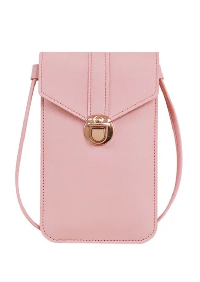 Poseta de dimensiuni mici cu touchscreen, roz - eMAG.ro