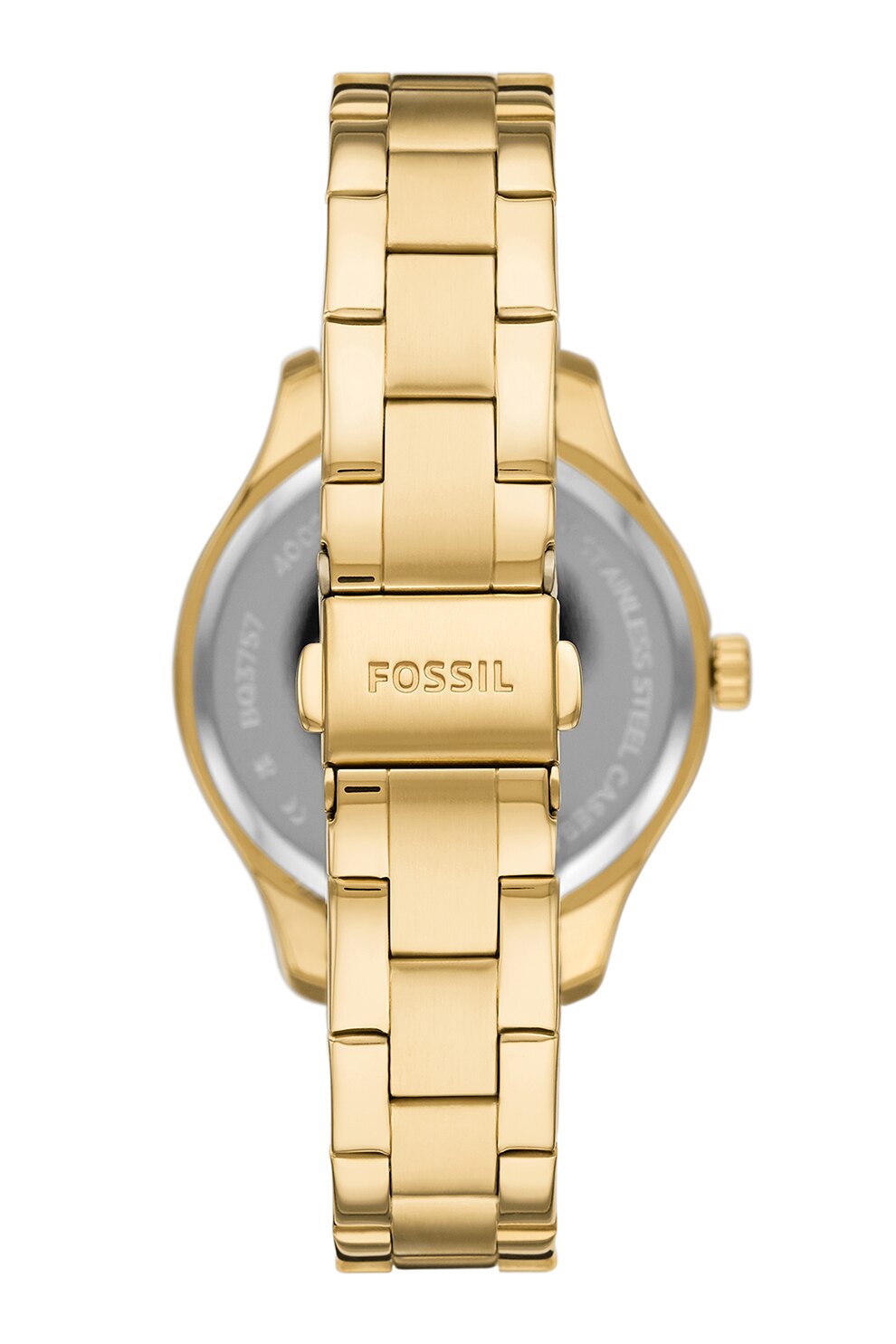 Fossil, Ceas cu functii multiple si bratara metalica, Auriu - eMAG.ro