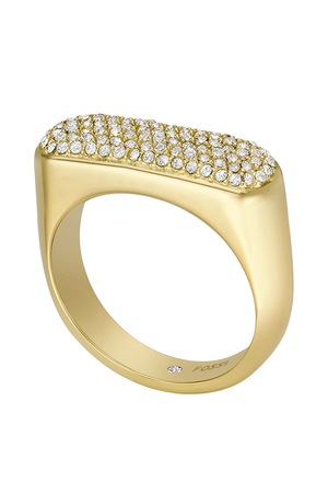 Fossil, Inel decorat cu cristale - eMAG.ro