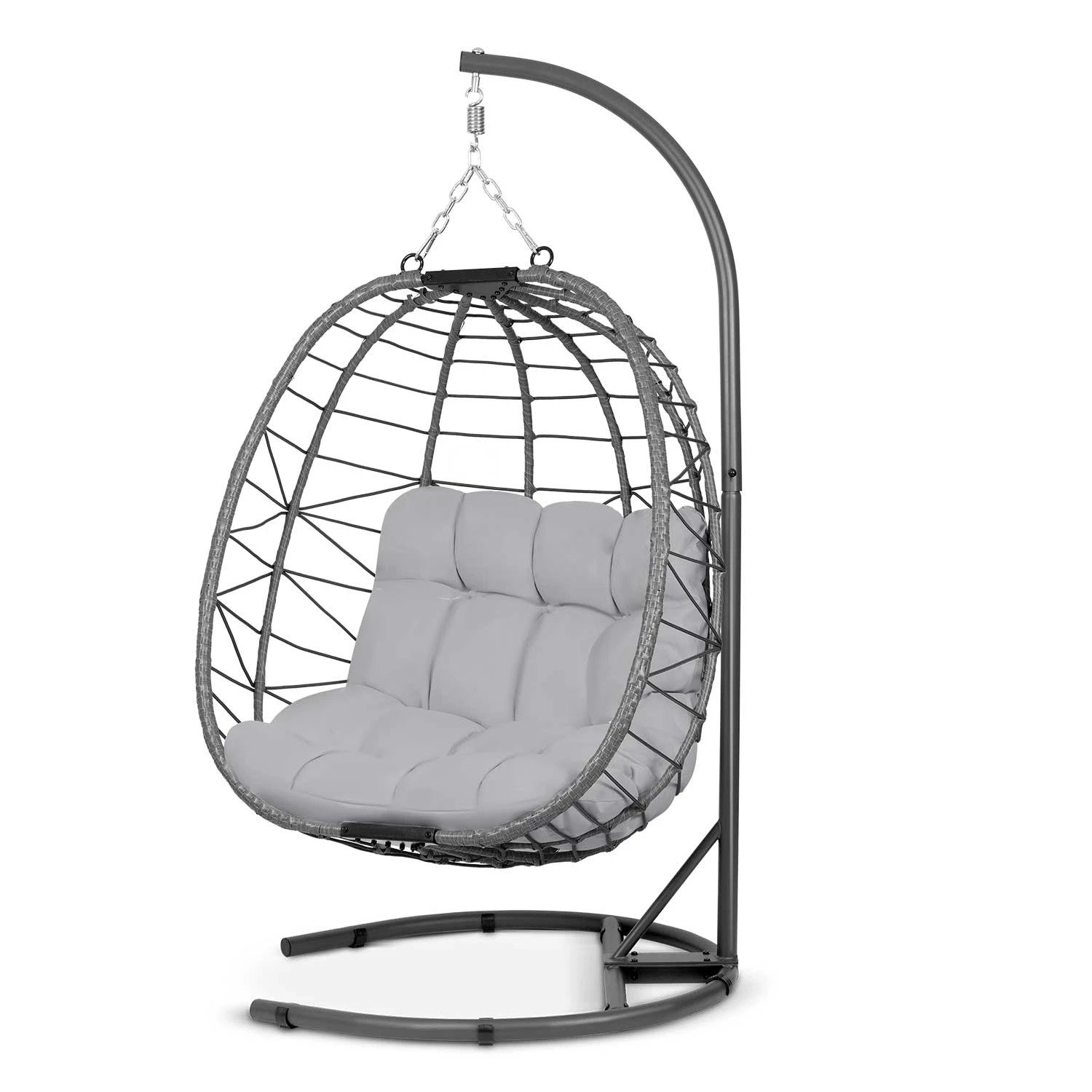 Fotoliu suspendat tip leagan pentru gradina, pliabil, durabil si extrem de confortabil ...