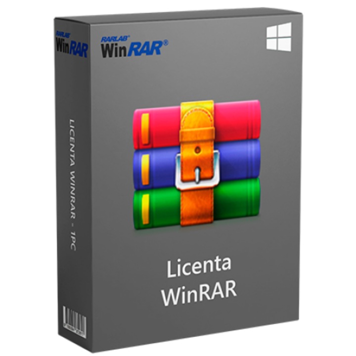 WinRAR, RARLab, Single-User 1PC Windows, Licenta Permanenta - eMAG.ro