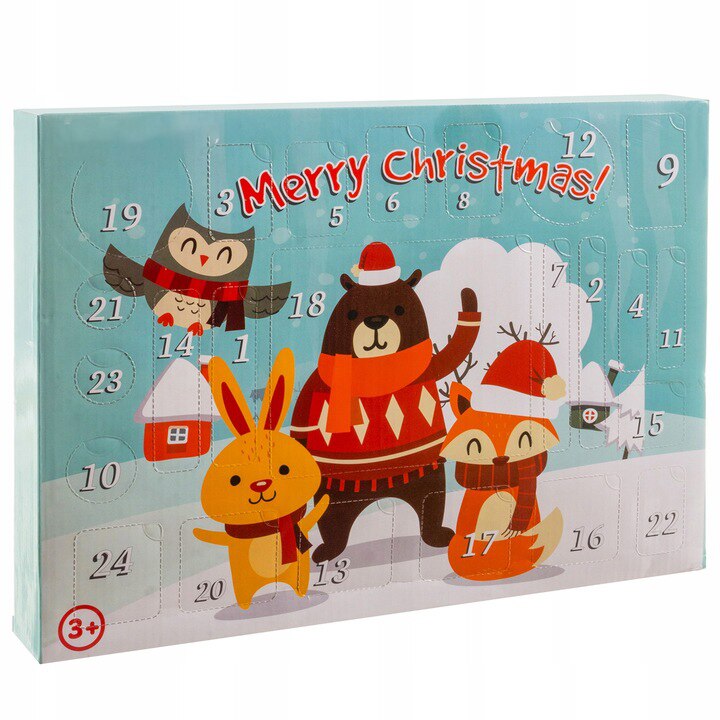 Адвент календар за деца Zola® 24 атрактивни изненади за най малките Pop Its антистрес