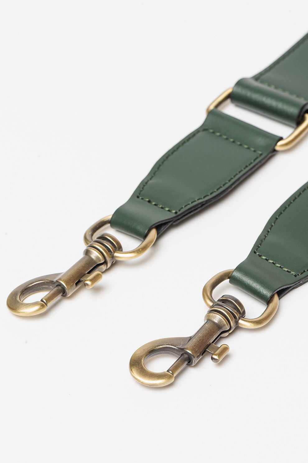 Pierre Cardin, Geanta crossbody de piele cu logo, Verde padure - eMAG.ro
