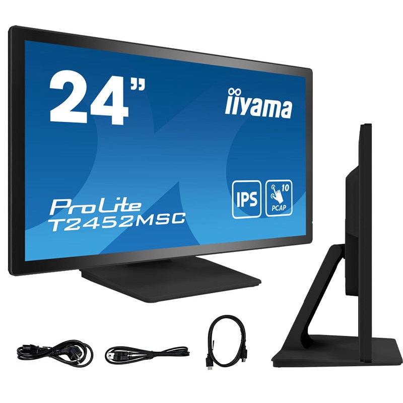 Monitor LCD, Iiyama, LED, HDMI, 24 inch, Negru - eMAG.ro