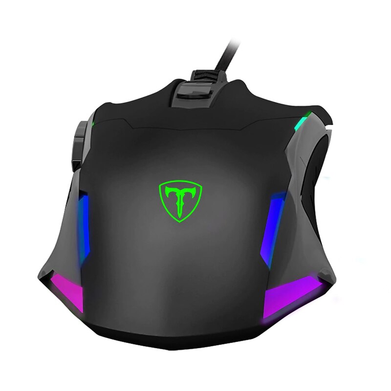 Mouse gaming T-Dagger Beifadier negru iluminare RGB - eMAG.ro