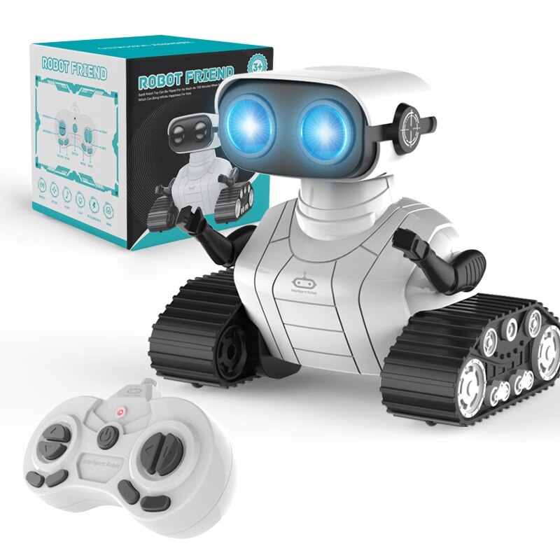 Robot Spatial AKU SMART cu Telecomanda, cu Ochi LED si Sunete Martiene ...