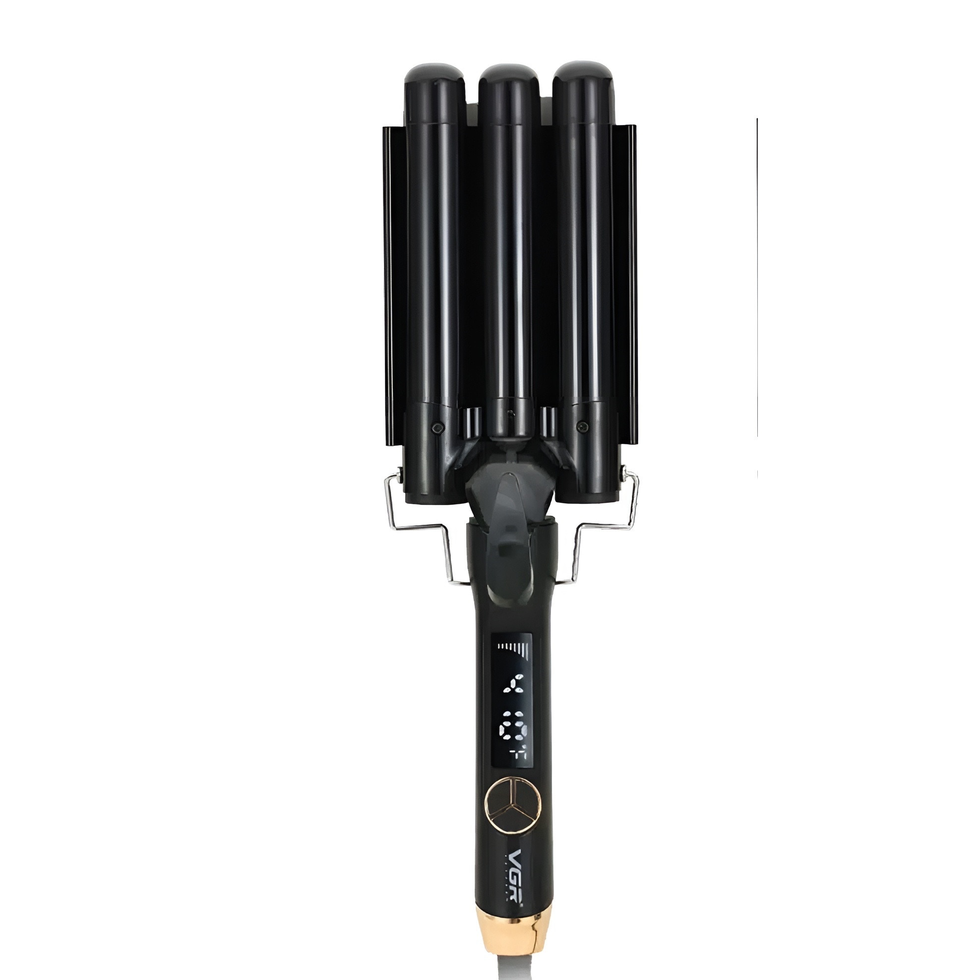 Ondulator Profesional Par, 3 tuburi 2 mm, ceramic, temperatura maxima ...