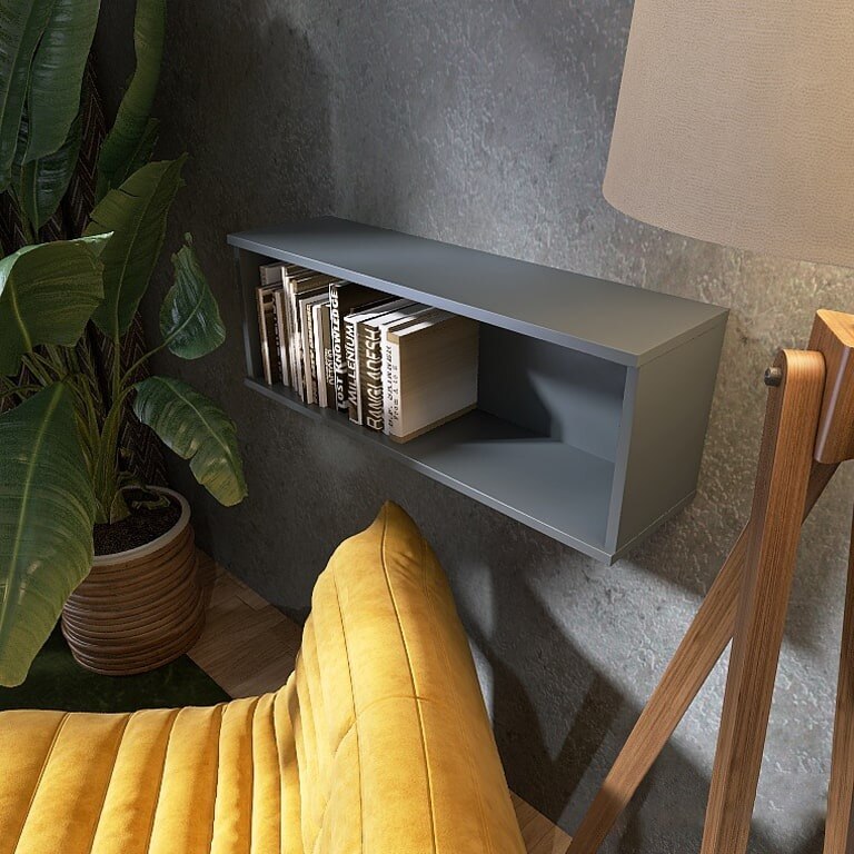 Raft, Everest, PLN-2 Light, Grafit, 80x22x28 cm - eMAG.ro