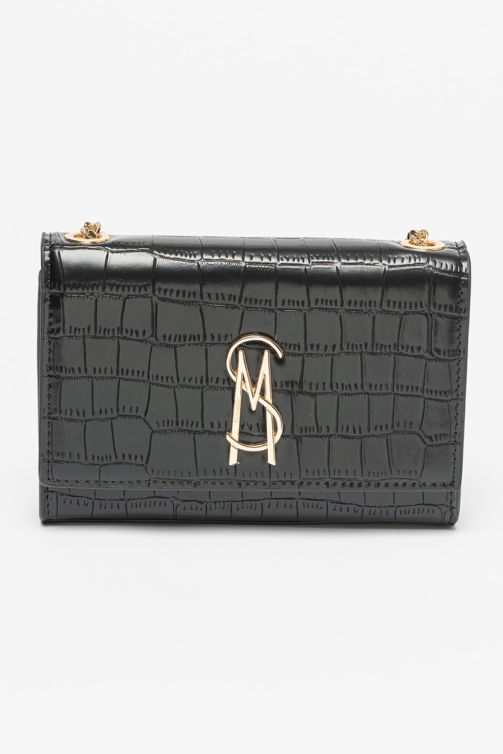 Steve Madden, Geanta crossbody de piele ecologica Ramonie, Negru - eMAG.ro