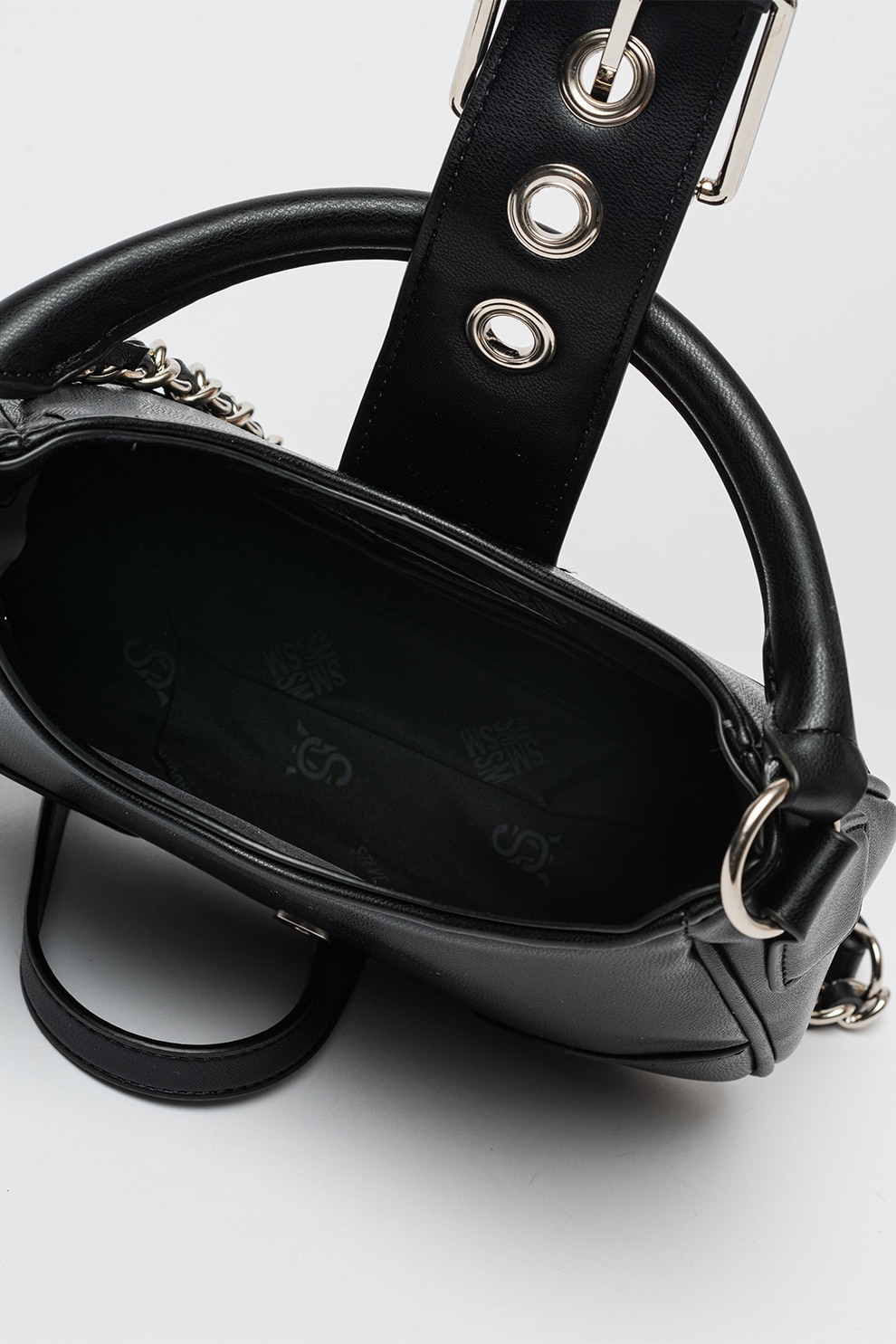 Steve Madden, Geanta crossbody de piele ecologica Charlo, Negru - eMAG.ro