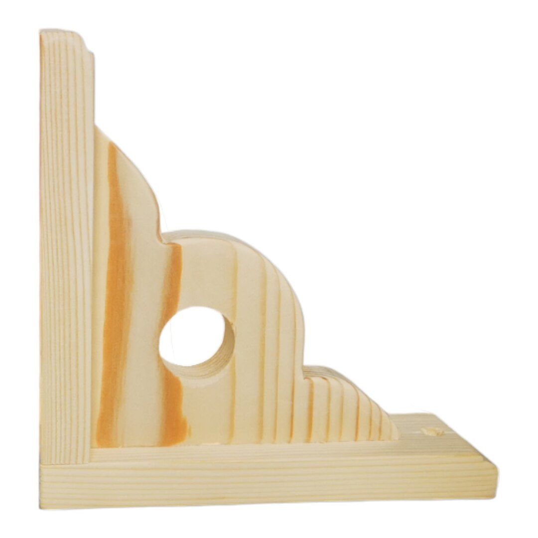 Consola sustinere raft, coltar 12/12 lemn natur - eMAG.ro