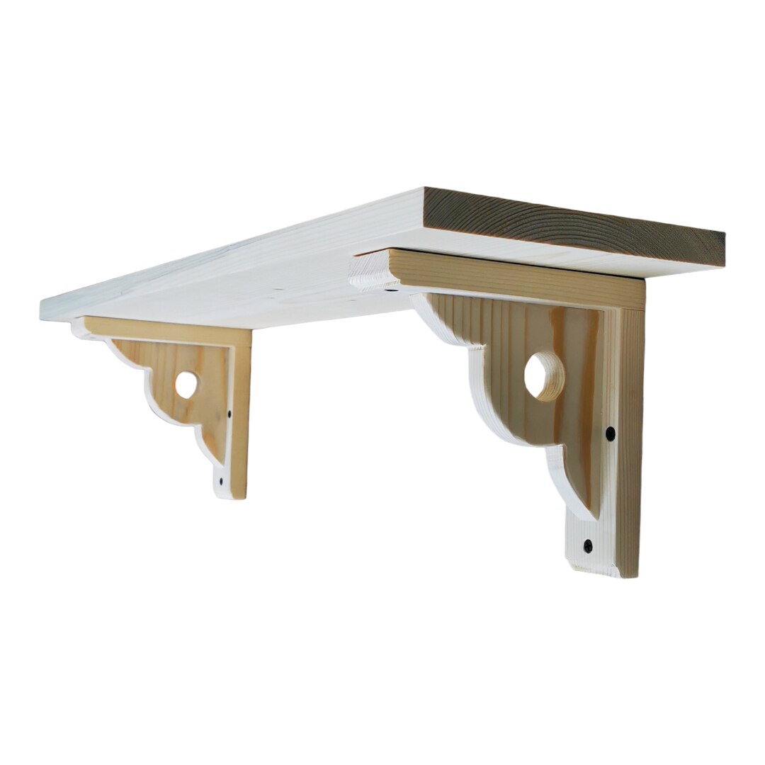 Consola sustinere raft, coltar 12/12 lemn natur - eMAG.ro