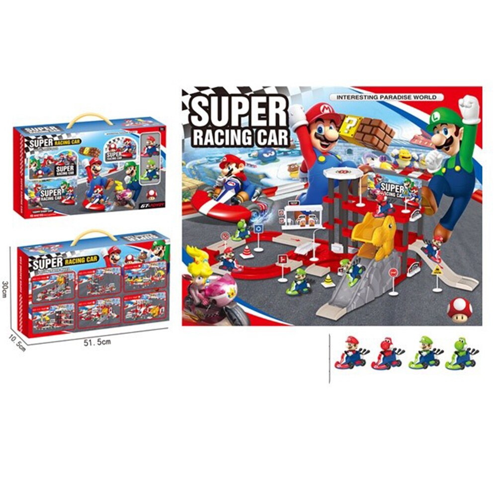 Set Super Mario cu 2 masinute si caractere - eMAG.ro