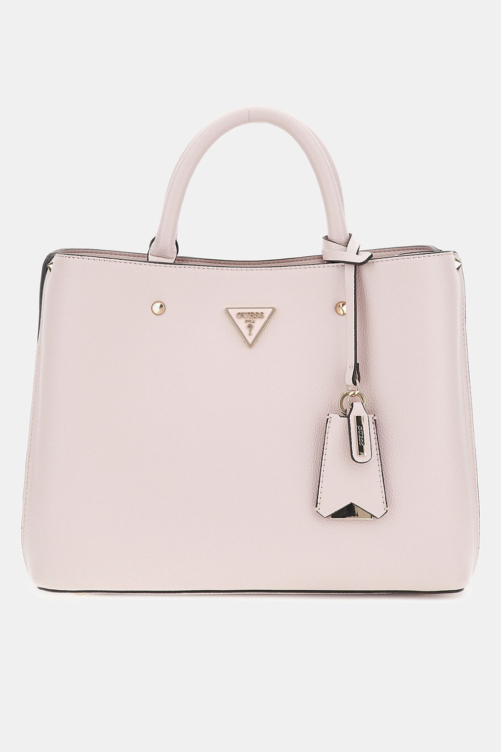 Guess, Geanta shopper de piele ecologica Meridian, Roz pastel - eMAG.ro