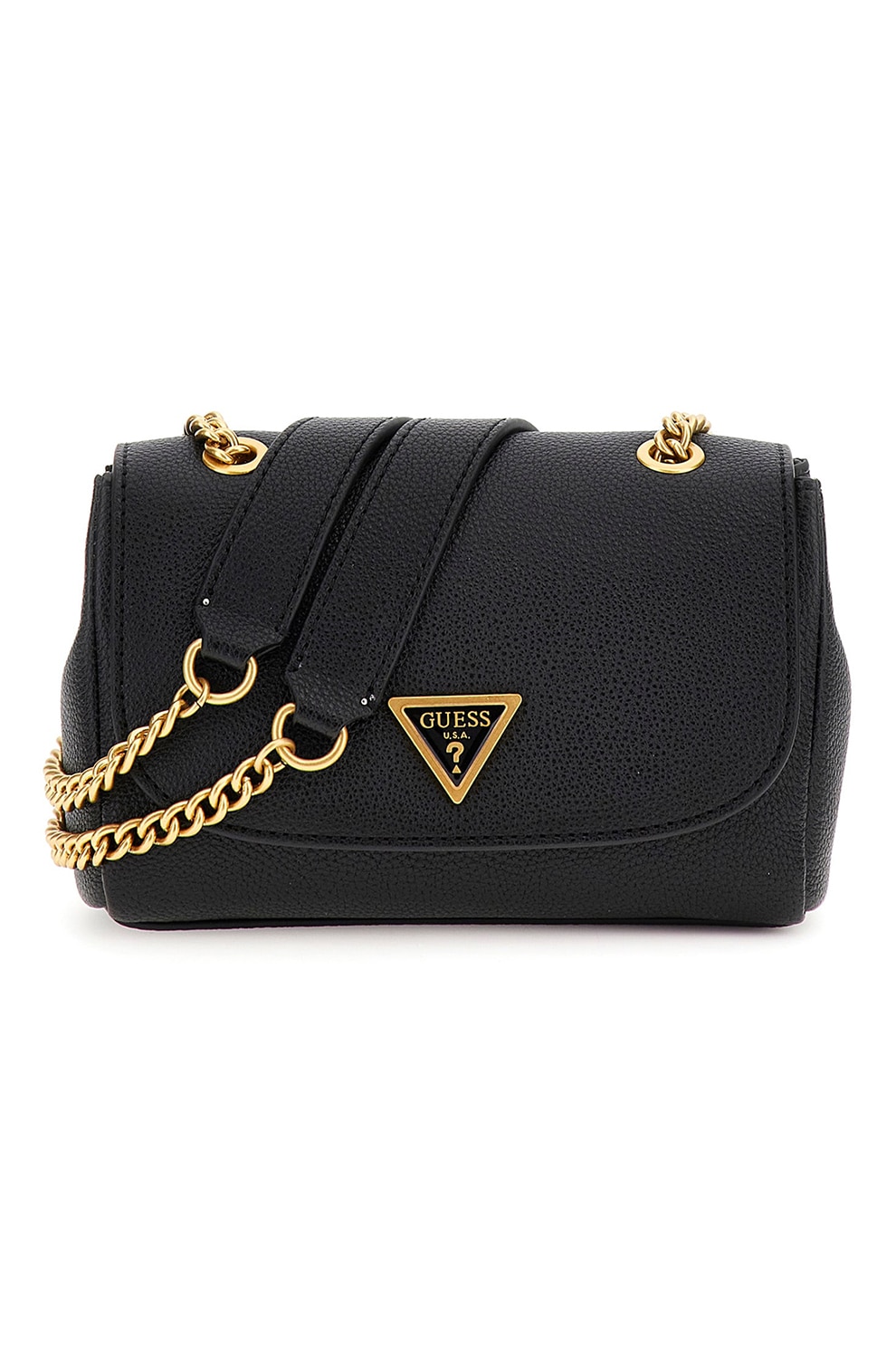 Guess, Geanta crossbody din piele ecologica Cosette, Negru - eMAG.ro