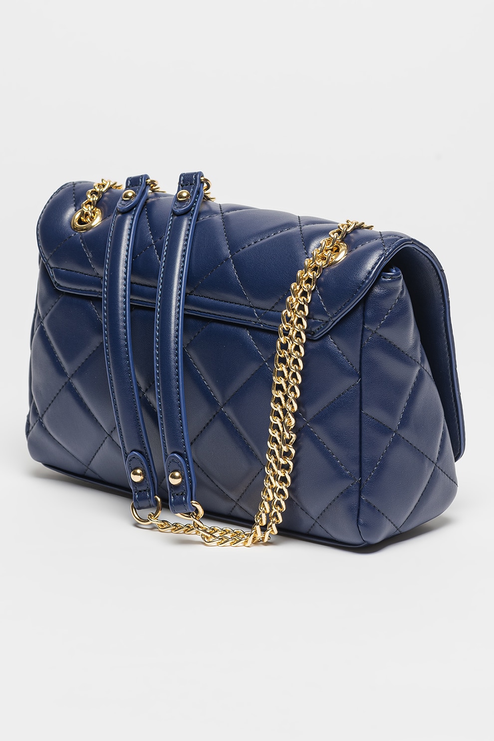 Valentino Bags, Geanta crossbody matlasata Carina, Bleumarin - eMAG.ro