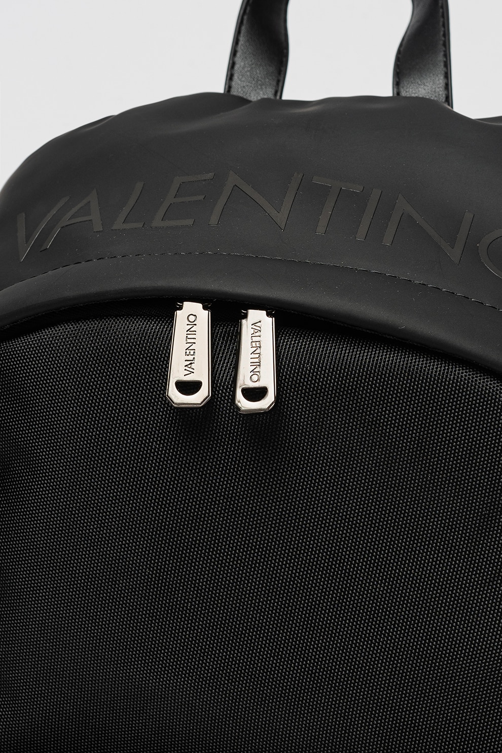 Valentino Bags, Rucsac cu buzunar pentru laptop si logo Oceano, Negru ...