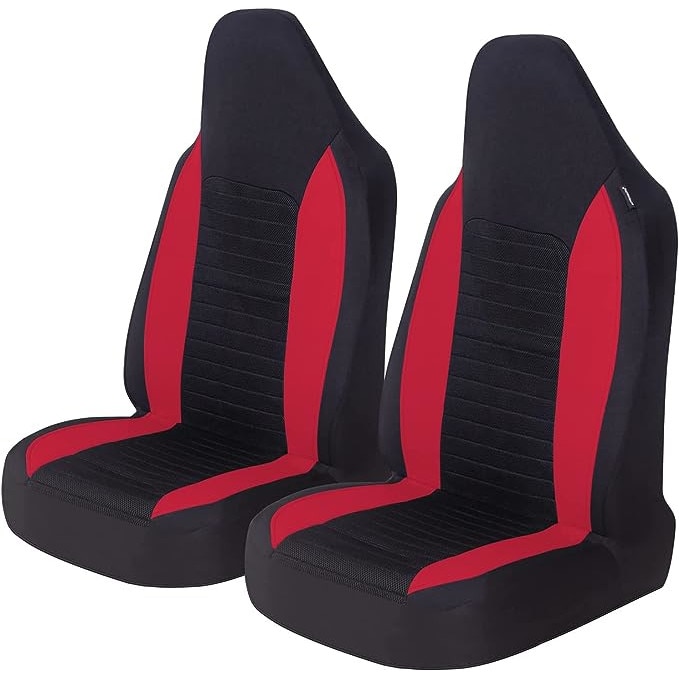 Set husa scaun auto, pentru scaunele din fata, AUTOYOUTH, negre cu ...