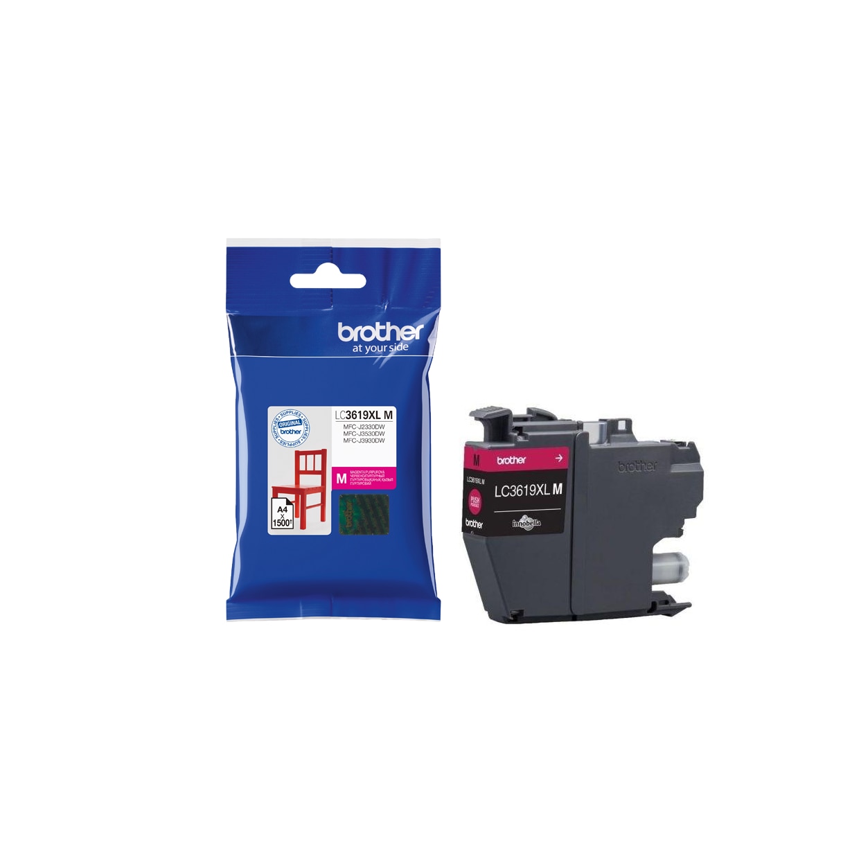 Cartus imprimanta Brother, Cyan, MFC-J2330/MFC-J3530/MFC-J3930 - eMAG.ro