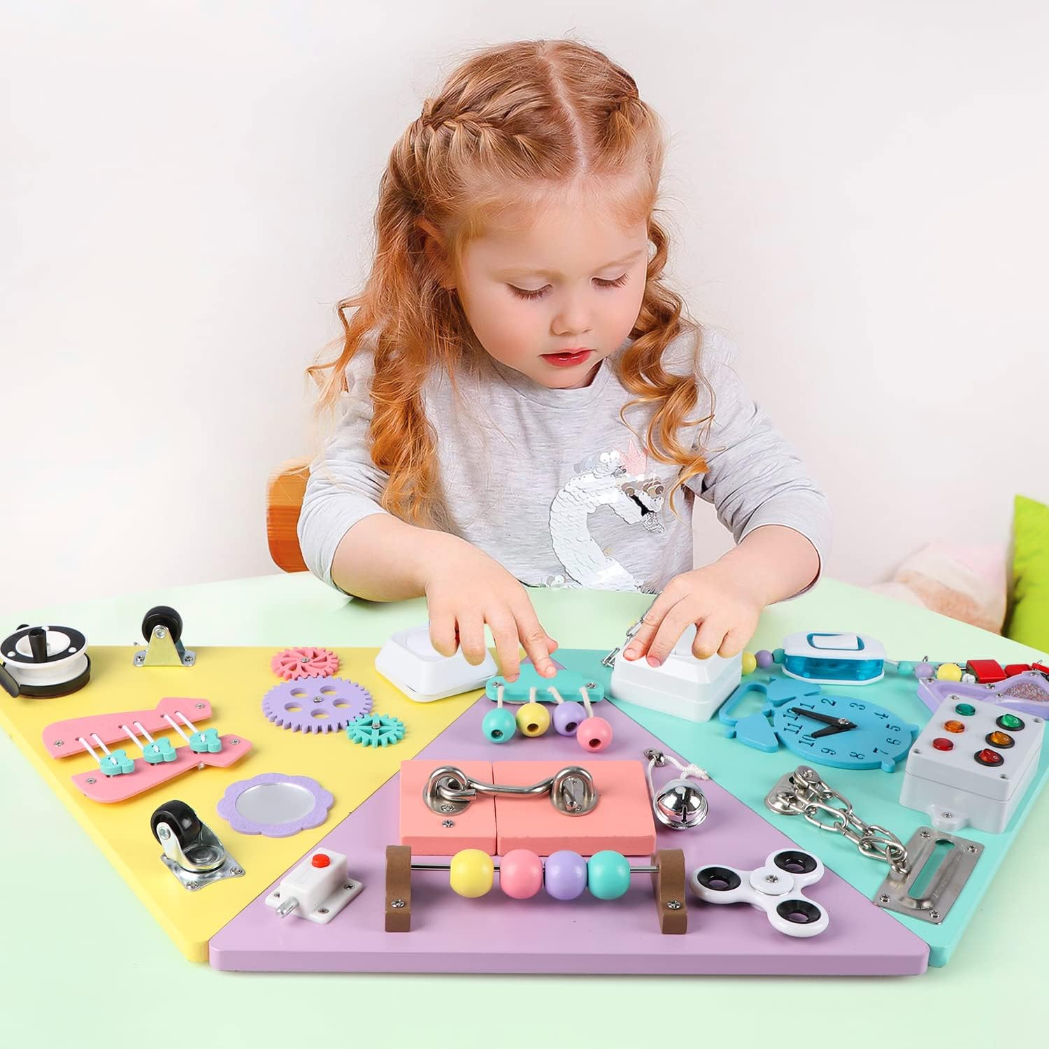 Jucarie Educativa Senzoriala, Piramida multifunctionala interactiva ...