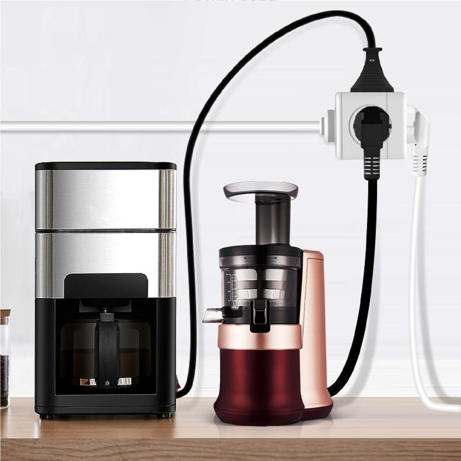 Adaptor de priza, 10 gauri, priza de perete cu extensie multiplu cub ...