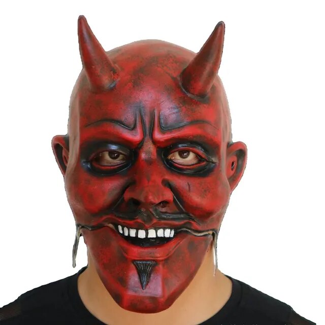 Masca horror adulti Red Demon King, latex - eMAG.ro