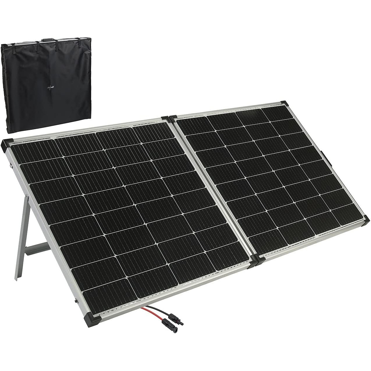 Panou solar, 160W, 18V, 10A, pliabil, silicon, negru - eMAG.ro