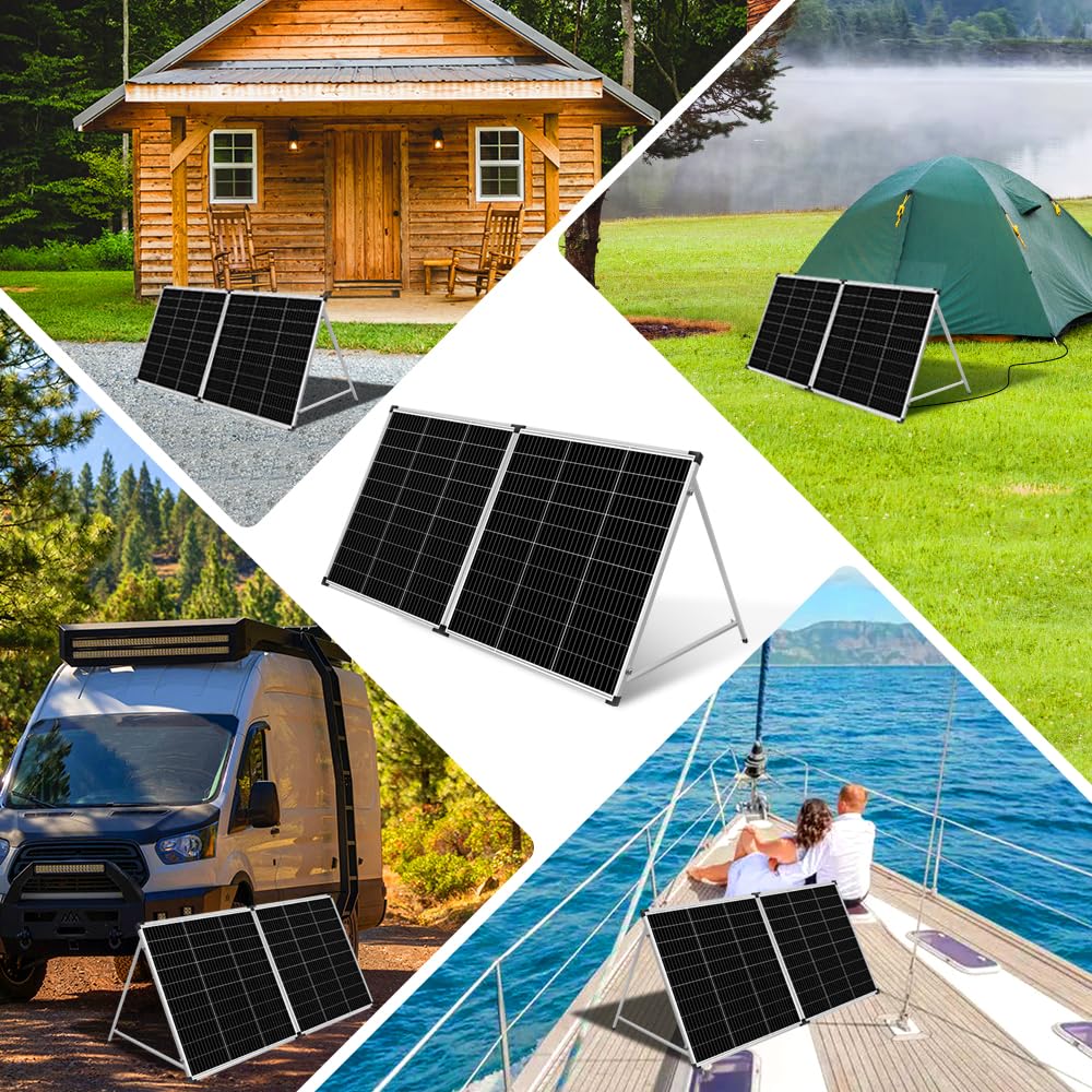 Panou solar, 160W, 18V, 10A, pliabil, silicon, negru - eMAG.ro