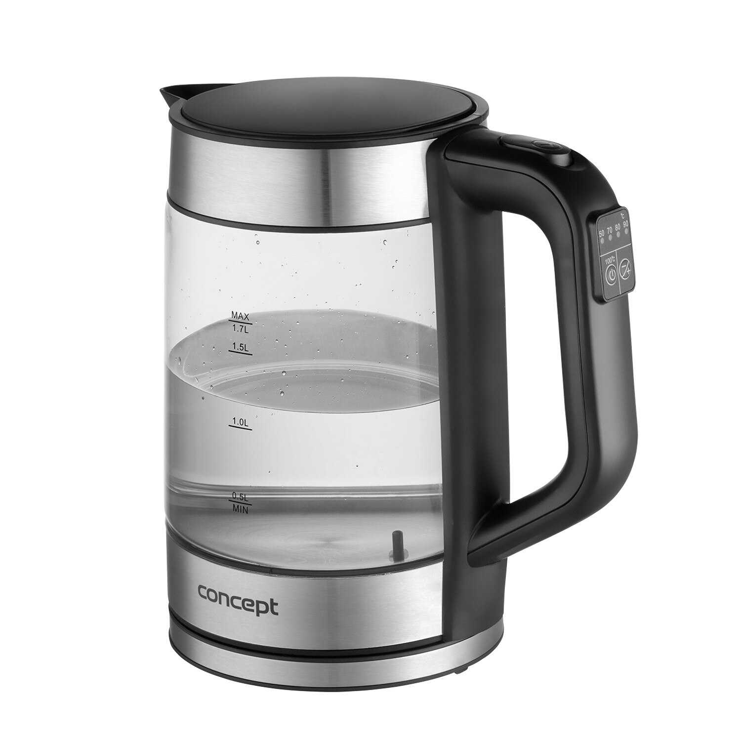 Fierbator electric Concept RK4067, 2200W, 1.7 L, transparent - eMAG.ro