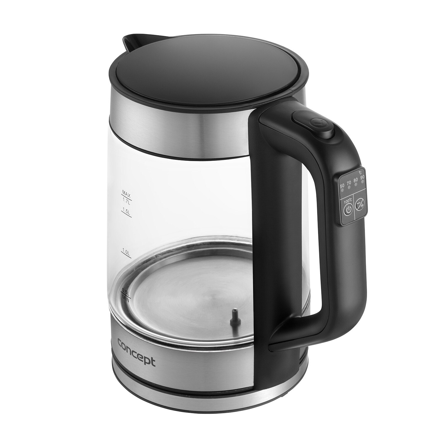 Fierbator electric Concept RK4067, 2200W, 1.7 L, transparent - eMAG.ro