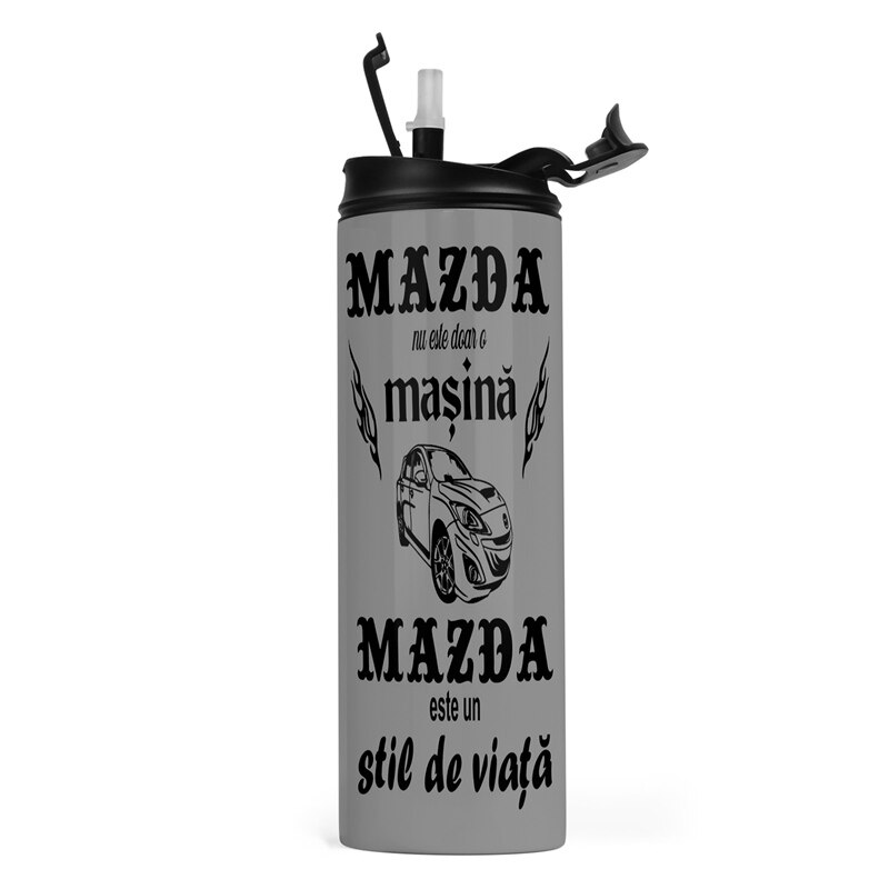 Cana termos, Mobiltokguru, Mug Compact, 0.5L, perete dublu izolat ...