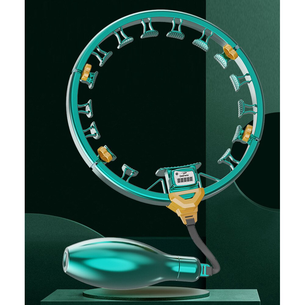 Cerc de fitness, JUP, Hula Hoop, 58-110 cm, Violet - eMAG.ro