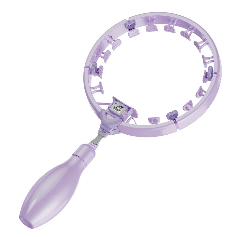 Cerc de fitness, JUP, Hula Hoop, 58-110 cm, Violet - eMAG.ro