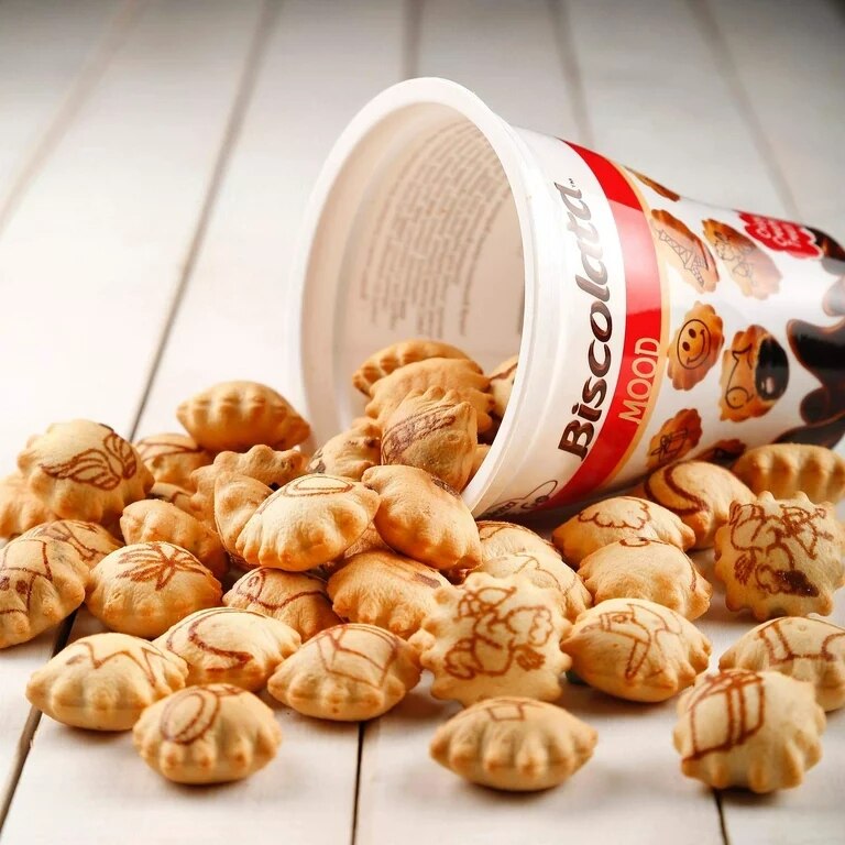 Set biscuiti cu crema de ciocolata Biscolata Mood, 5 buc x 115 gr - eMAG.ro