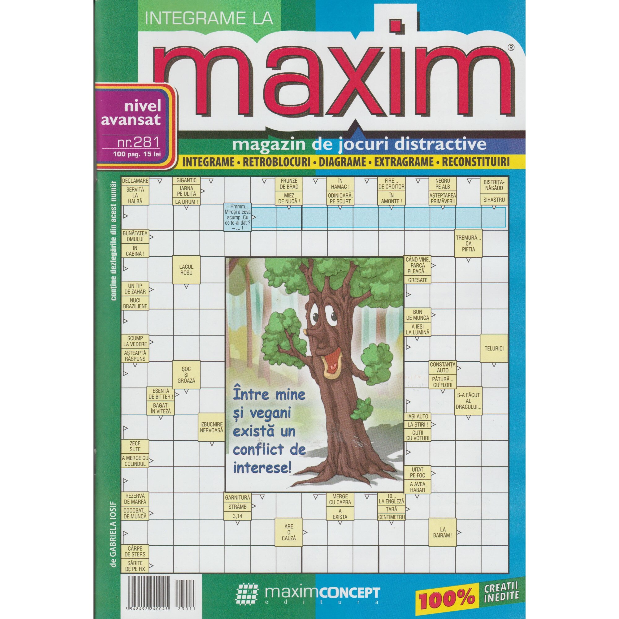 Integrame la Maxim 281 - nivel avansati, editura Maxim - eMAG.ro