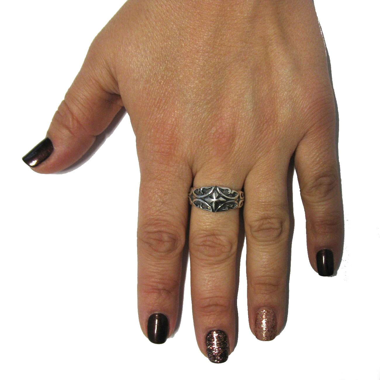 Сребърен пръстен, Empress 159, Кръст, Проба 925 - eMAG.bg