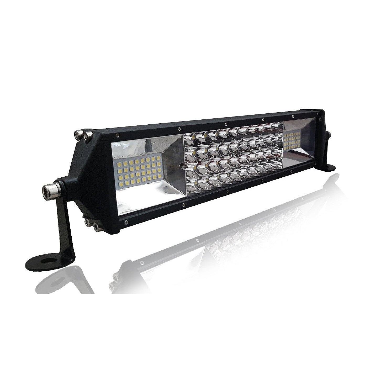 Bara LED auto, 4 randuri, 12V-24V, 312W, 31 cm - eMAG.ro