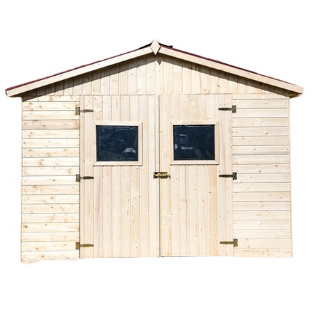 Casuta De Gradina Habrita Fara Podea Lemn Masiv Rasinoase 300x300 Cm ...