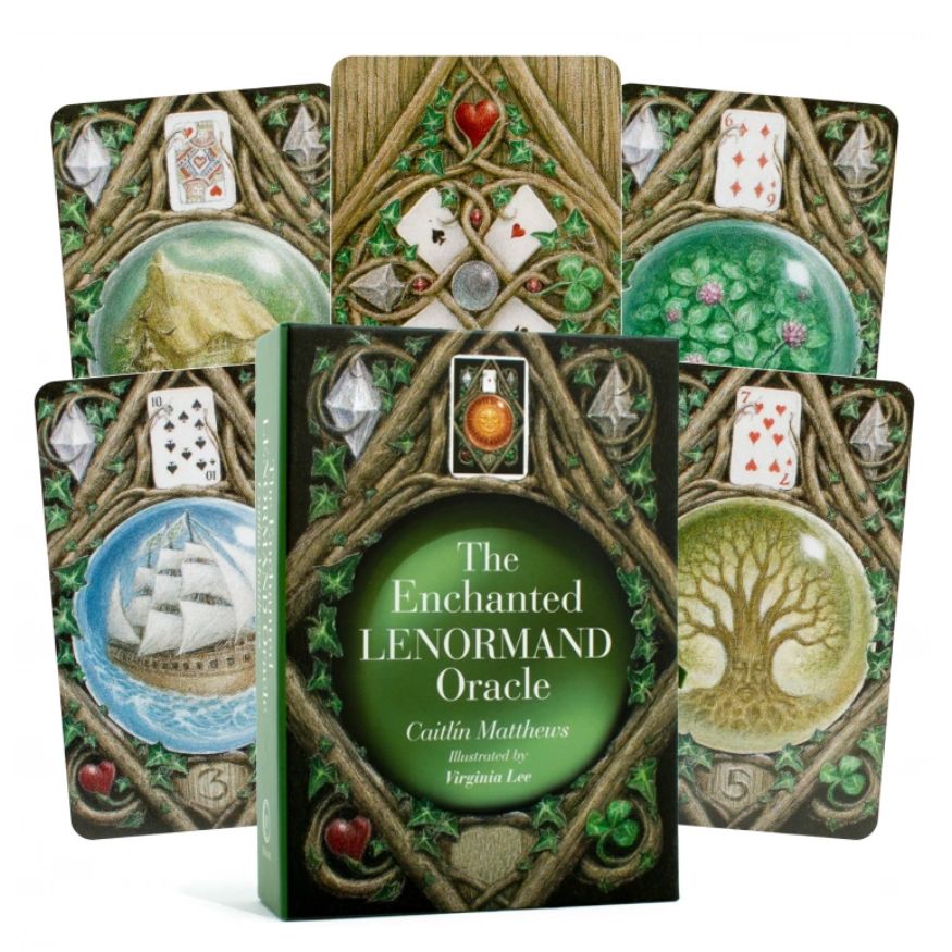 Set 39 carti Lenormand Enchanted Lenormand Oracle Multicolor, limba ...