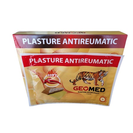 Plasturi Antireumatici cu Ardei, 10 buc, GEOMED - eMAG.ro