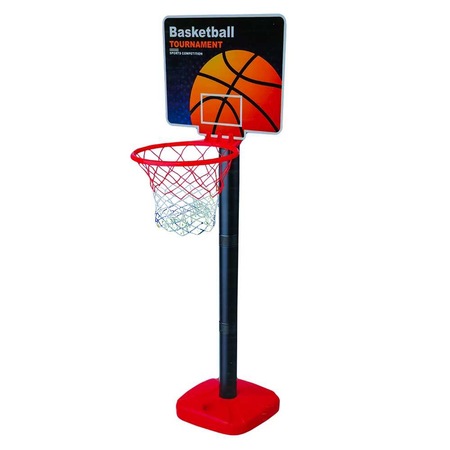 Set cos de baschet cu suport si minge inclusa, 101 cm - eMAG.ro