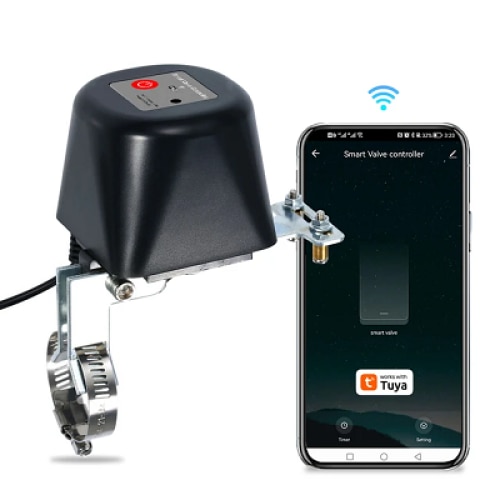 Electrovalva inteligenta pentru apa sau gaz Smart Wifi - eMAG.ro