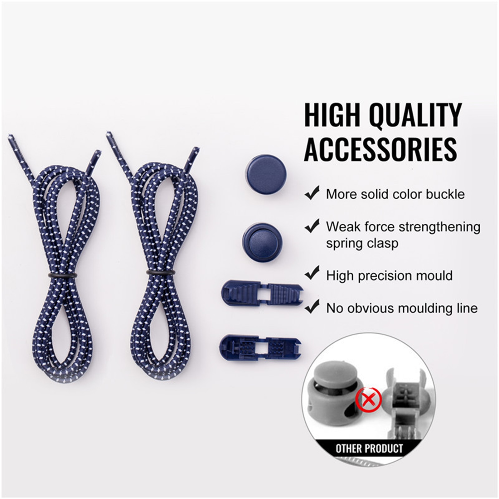 Set 5 sireturi elastice, Zggzerg, Cu sistem de blocare, reglabile ...