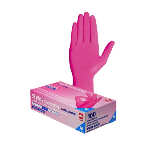Set 200 bucati Manusi examinare nitril Style Blueberry si Style ...
