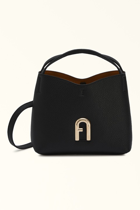 Furla, Geanta hobo din piele Primula, Negru - eMAG.ro