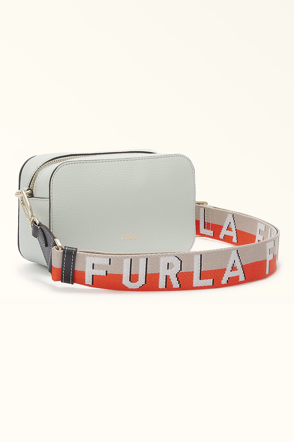 Furla, Geanta crossbody mica din piele Primula, Verde pal - eMAG.ro