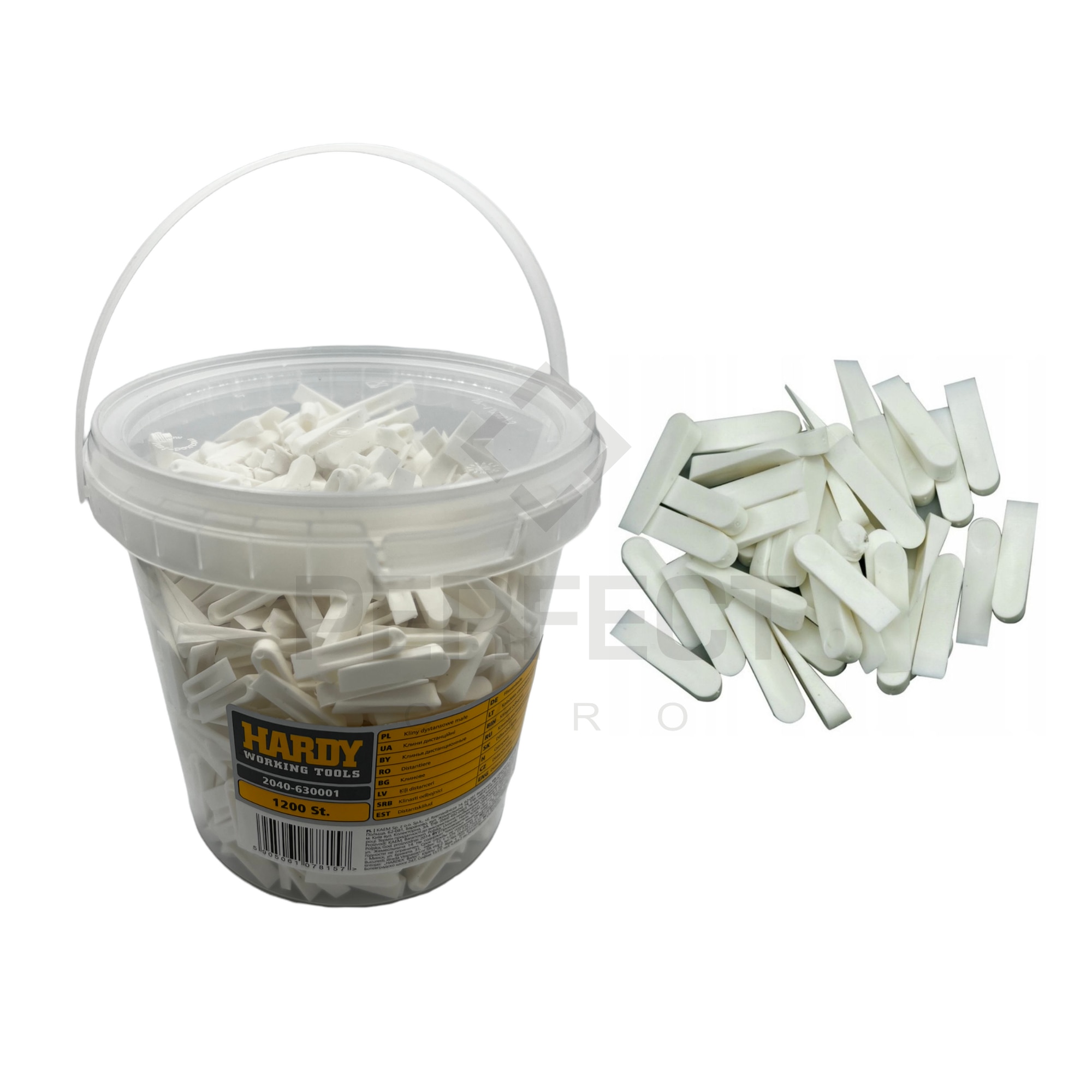 Set 1200 distantiere pentru gresie/faianta, Hardy, Alb - eMAG.ro