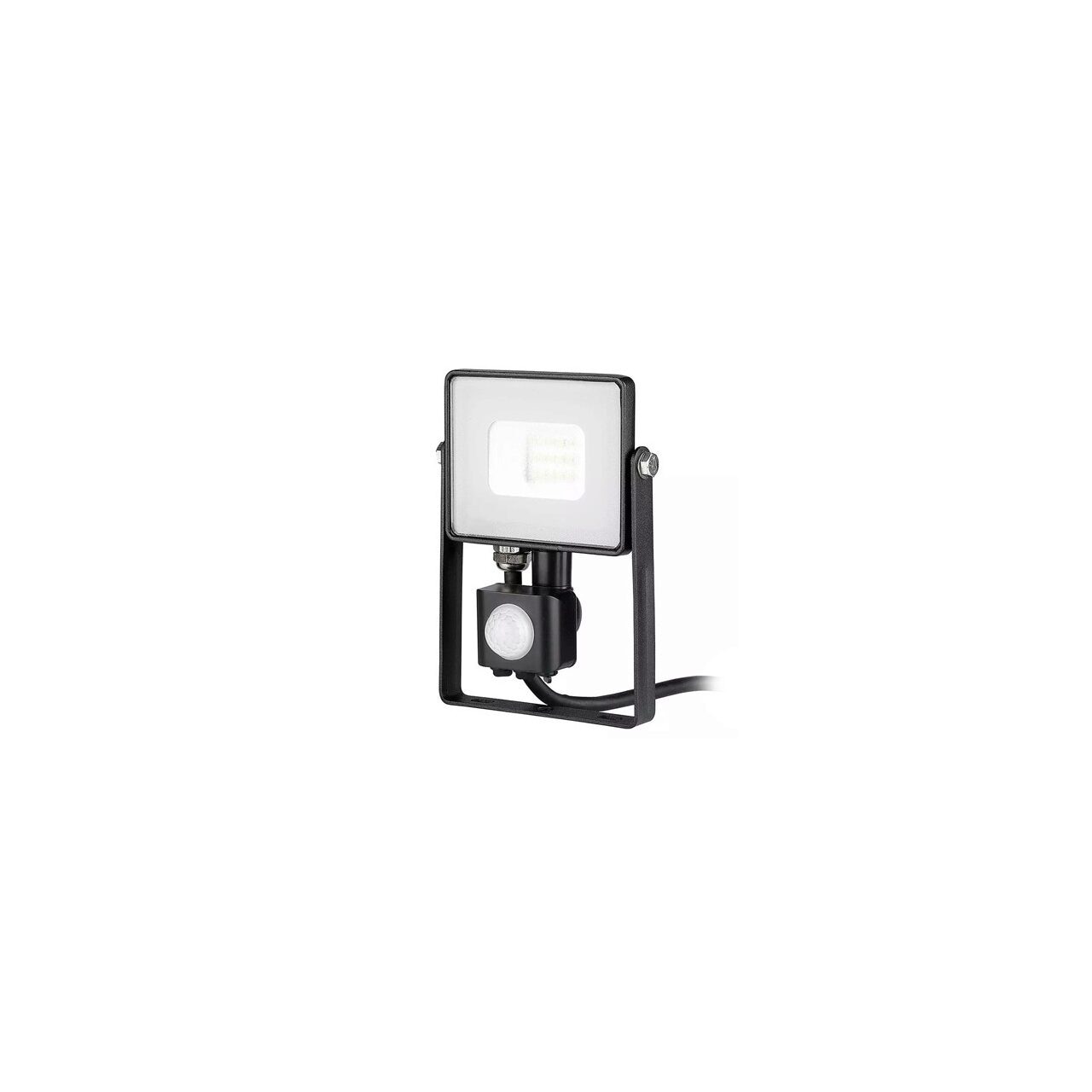 Proiector led cu senzor de miscare, 10W, 4000K, IP65, 800 lm, Negru ...