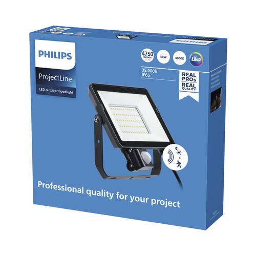 Proiector cu LED integrat Philips ProjectLine 50W 4750 lumeni IP65 ...